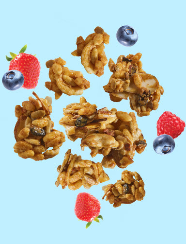 Mixed Berry Granola Clusters - 4 Bags | High Protein Granola