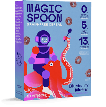 Maple Waffle Cereal | Grain & Gluten-Free, High-Protein & Low-Carb Cereal